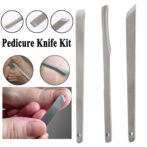 Ingrown Cuticle Nail Clipper Feet Scraper Pedicure Tool Kit Dead Skin ...