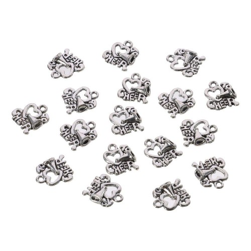 50pcs Metal Cheer Leading Theme Charms for Cheerleader Gifts | eBay