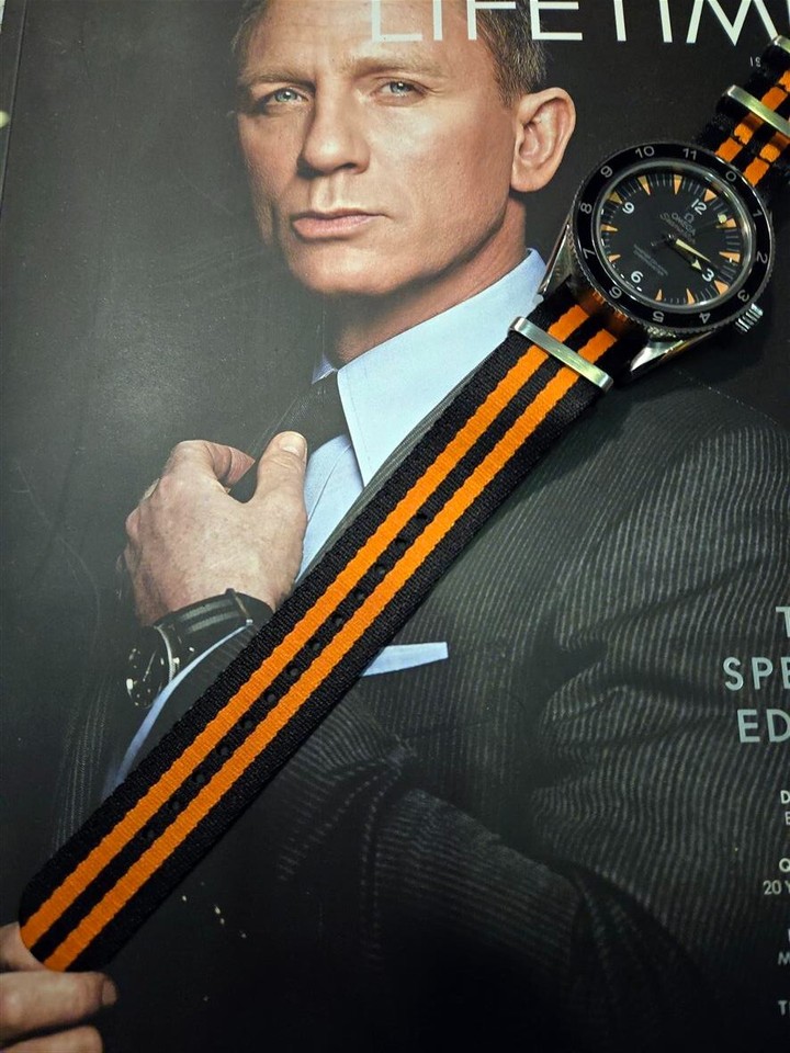 Ω OMEGA Seamaster James Bond 007 RAF Premium Ballistic Military watch ...