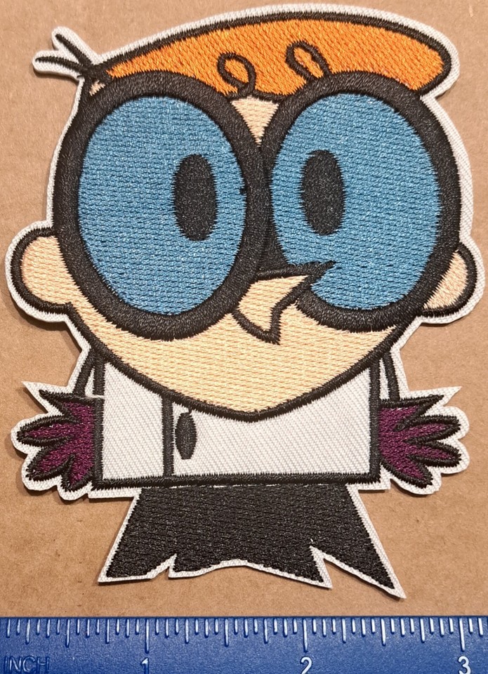 Dexter from Dexter's Laboratory embroidered Iron on patch | eBay