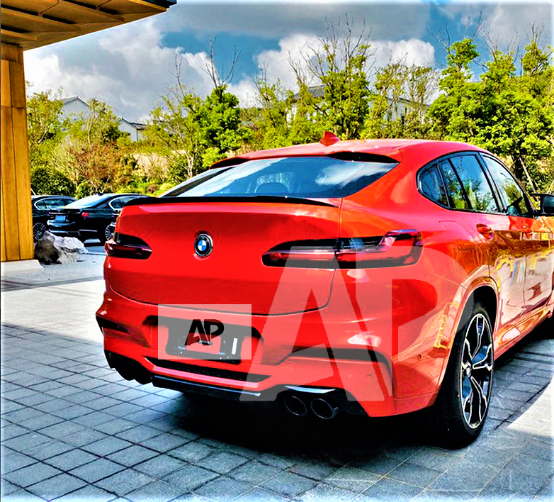 BMW X4 G02 X4M Gloss Black Rear Spoiler Boot Wing Lip Body Kit M Sport ...