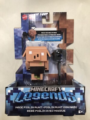 Mattel - Minecraft Legends Action Figure - MACE PIGLIN RUNT (3.25 inch ...
