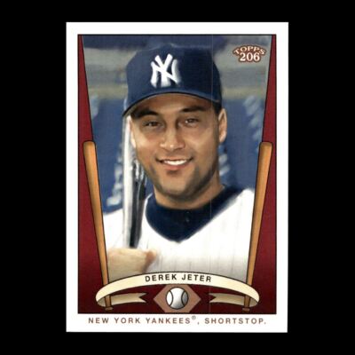 Derek Jeter 2002 Topps 206 Team Series 2 New York Yankees #T206-7 R315E ...