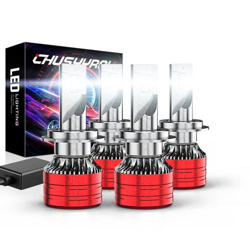 For Mercedes-Benz C250 C300 C350 -4pc Combo Headlight High & Low Beam ...