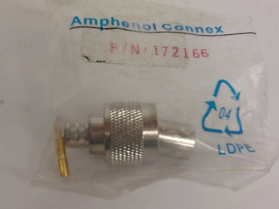 Amphenol Connex 172166, Rf/Coaxial N Plug Str 50 Ohm Crimp | eBay