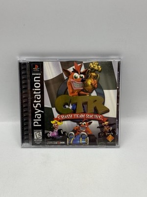 CTR Crash Team Racing (PS1 Playstation, 1999) Game Complete w/ Manual ...