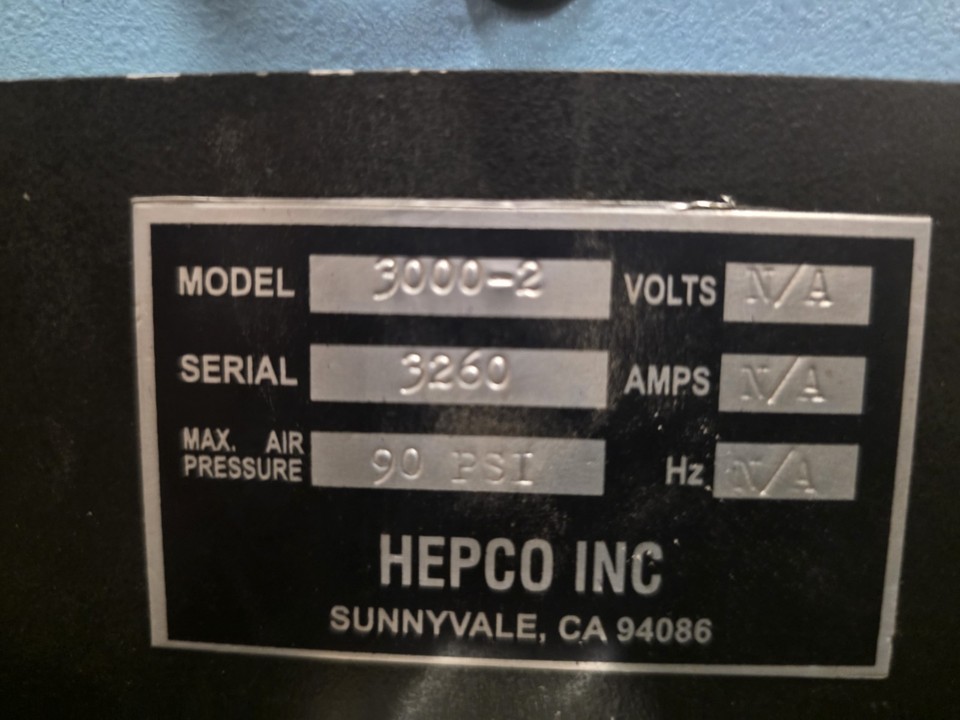 Hepco 3000-2 Manual Lead Forming and Cutting Machine w/ Transistor 3322 ...
