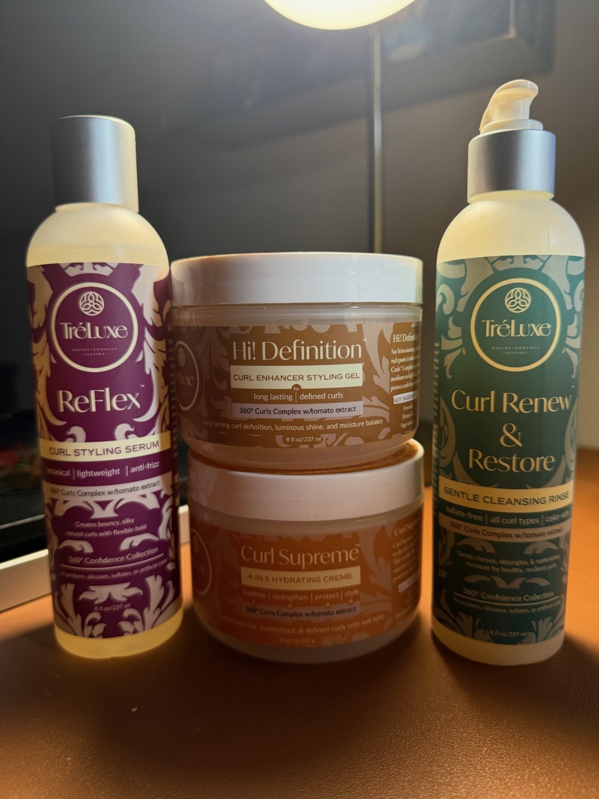 TreLuxe Curly Hair Products 2 Brand New, 1 used once, 1 used 3 times ...