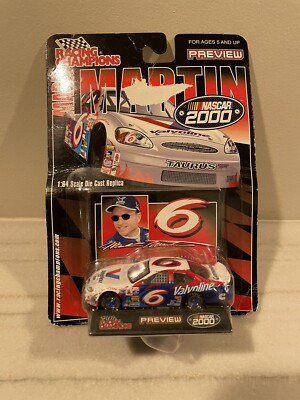 Mark Martin Valvoline #6 Racing Champions Preview 1/64 NASCAR Vintage ...