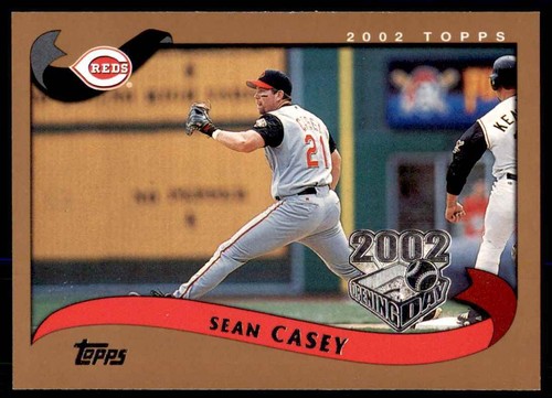 2002 TOPPS OPENING DAY. SEAN CASEY CINCINNATI REDS #6 | eBay