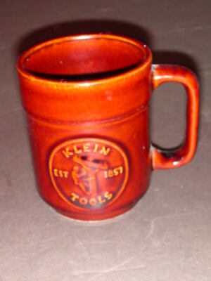 Klein Tools Brown Glaze Mug from 1982 Celebrating 125 years | eBay