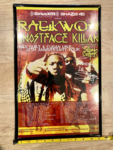 Raekwon & Ghostface Killah (of Wu Tang Clan) Autographed Poster | eBay
