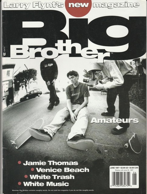 Big Brother Skateboard Magazine November 1999 Fingerboarding Issue for ...