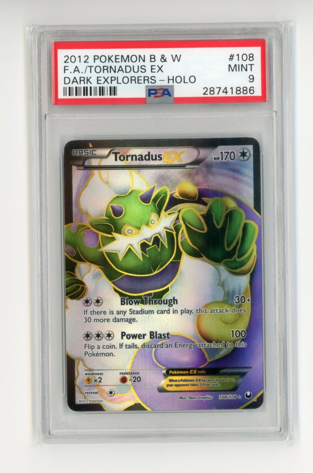 Tornadus Ex Card