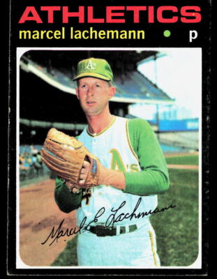 Marcel Lachemann 1971 Topps #84 EX+ NO Creasing | eBay