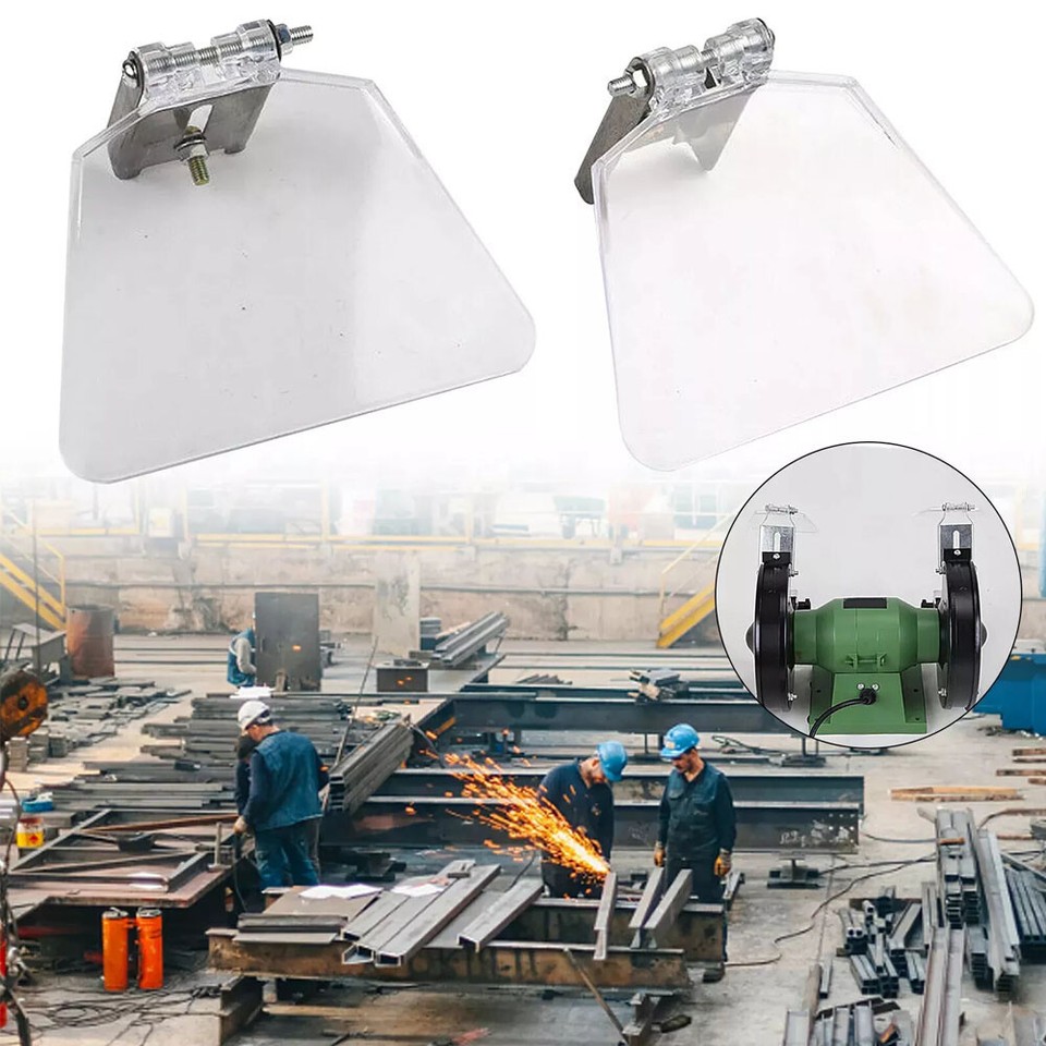 1Pair Bench Grinder Replacement Eye Shield Power Tool Kit Guard Safety ...