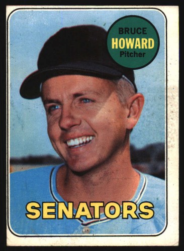 1969 Topps #226 Bruce Howard VG/VGEX Senators 571150 | eBay