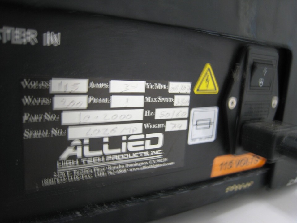 Allied Metprep Variable Speed Polisher Grinder Tabletop 115V | eBay