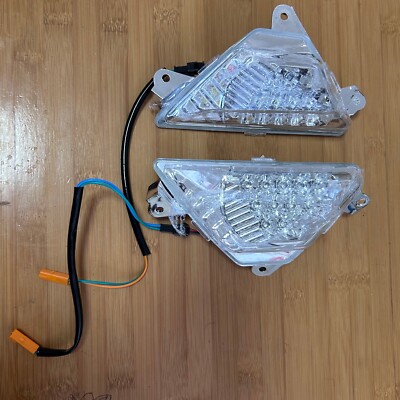 Front LED Turn Signals Lights For KAWASAKI NINJA 250 300 400 650 1000 ...