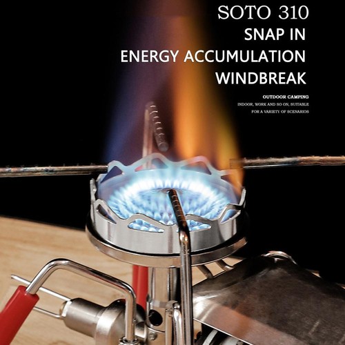 Stainless Steel Gas Stove Windshield Ring Energy-saving Cover for SOTO ...