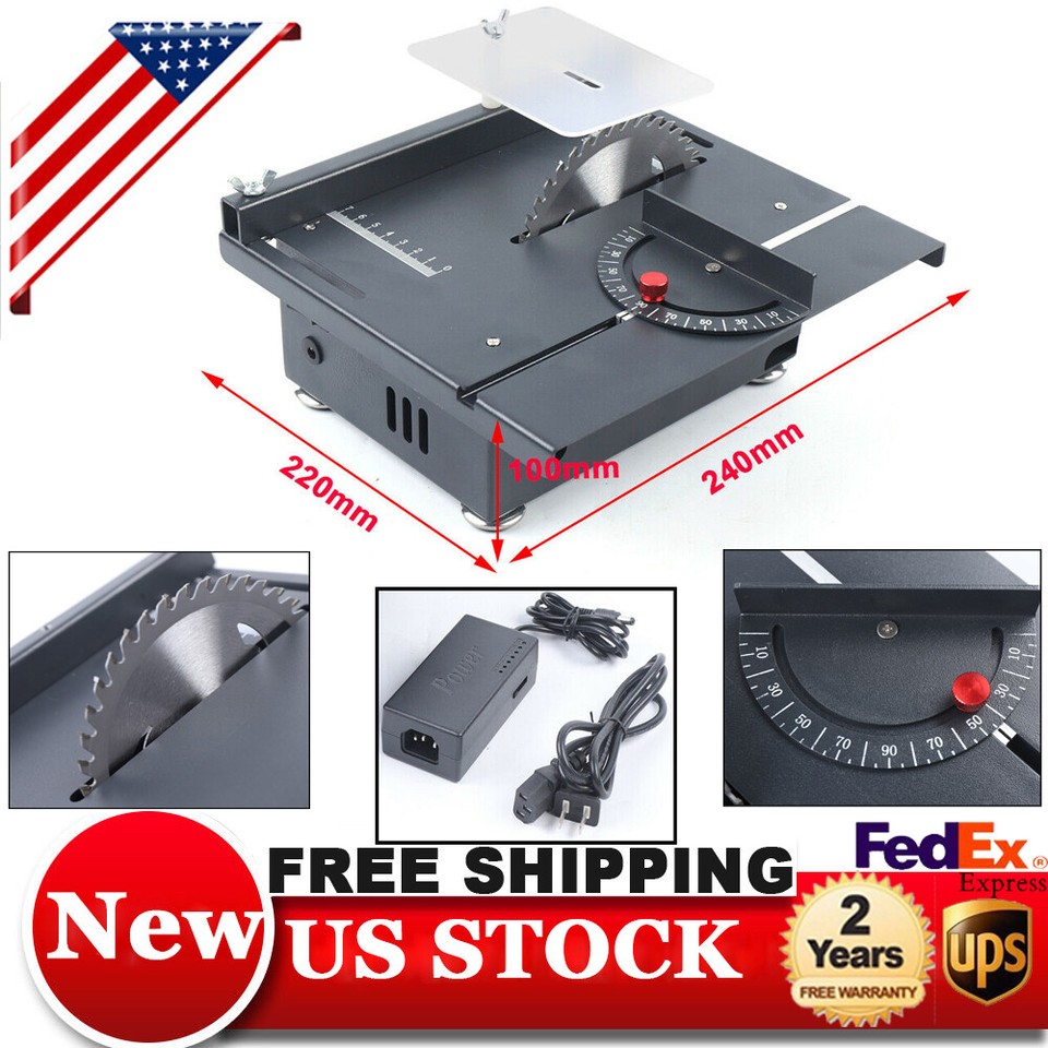 Portable Compact Heavy Duty Table Saw DIY Projects Work Shop Cutting ...