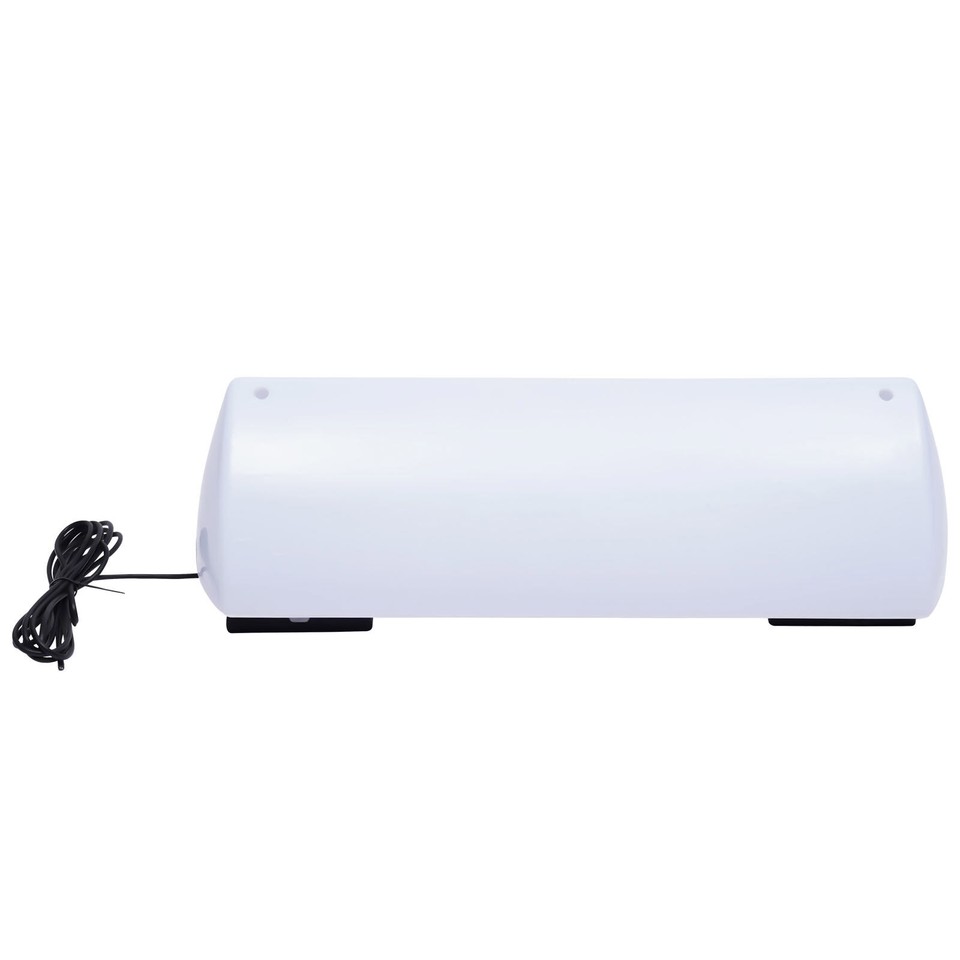 56CM DIY LED Blank Taxi Cab Sign Car Roof Top Topper Advertising Light ...