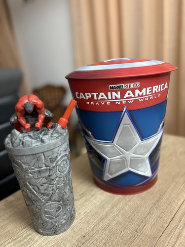 Captain America - A Brave New World Popcorn Bucket + Red Hulk ...