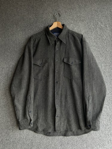 Pendleton Guide Shirt Long Virgin Wool Button L Men’s Overshirt | eBay