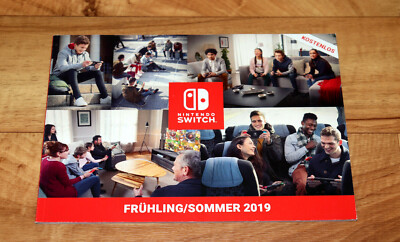2019 Nintendo Promo Advertising Ad Booklet Flyer Nintendo Switch Mario ...