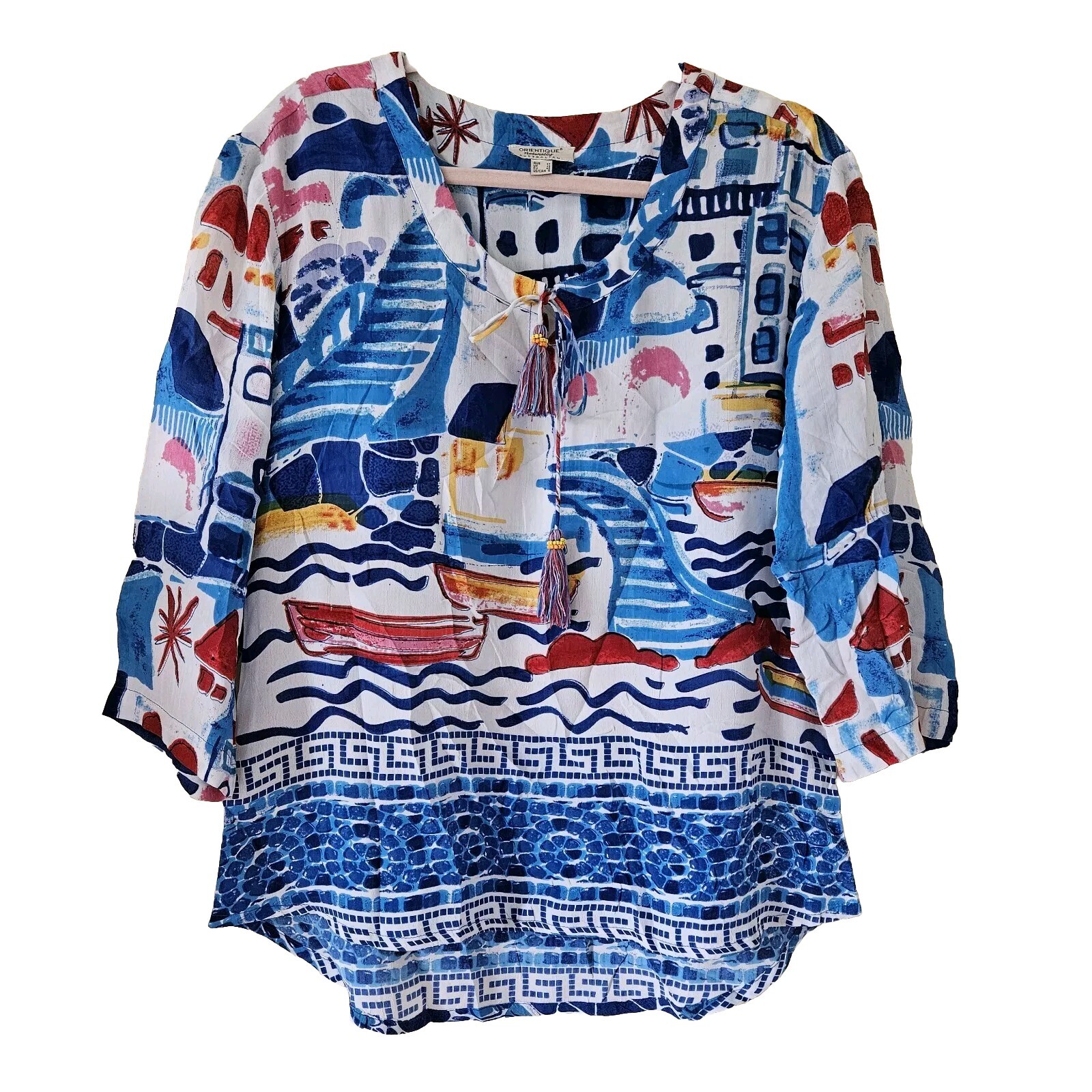 Orientique Naturally Australian S Beach Abstract Prin… - Gem