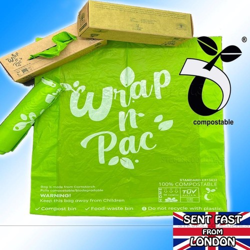 Bio Bin Bags Compostable Caddy Liners Top Quality 100% Biodegradable ...