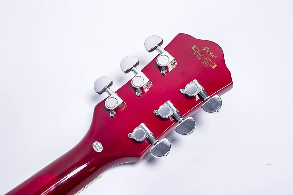 GROTE RED JAZZ ELECTRIC HOLLOWBODY-THINK EPIPHONE CENTURY gorgeous ZERO ...