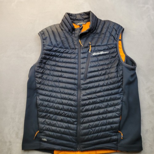 Eddie Bauer Vest Mens Large Jacket Coat Gilet Goose Feather EB800 First ...