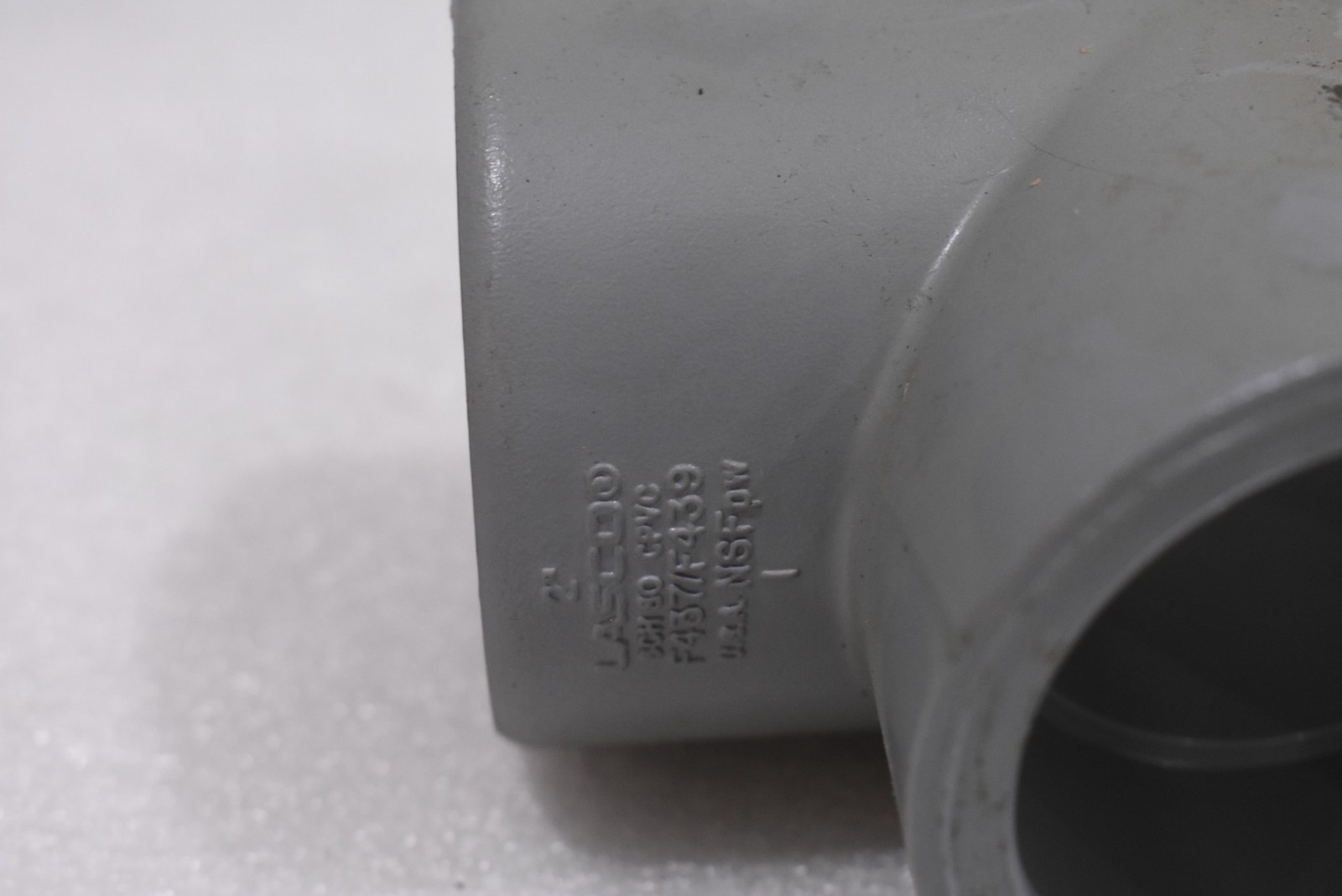 LASCO 9801‐020 STANDARD TEE CPVC SOCKET 2" PIPE SIZE SCHEDULE 80 for ...