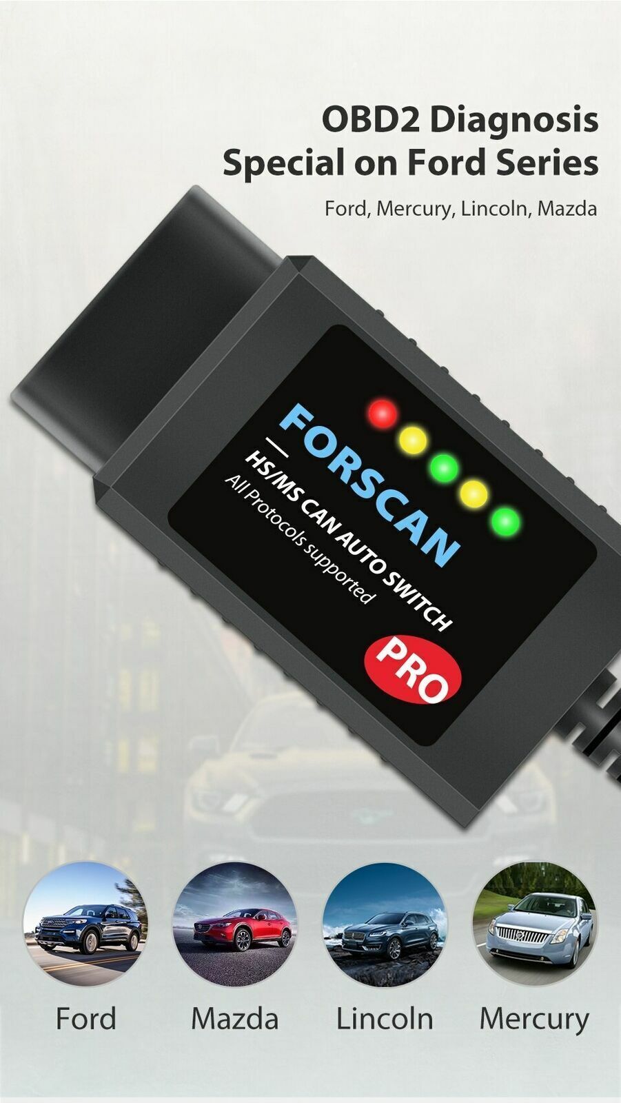 Forscan Pro Car Code Reader Hidden Function Programming Tool For Ford ...