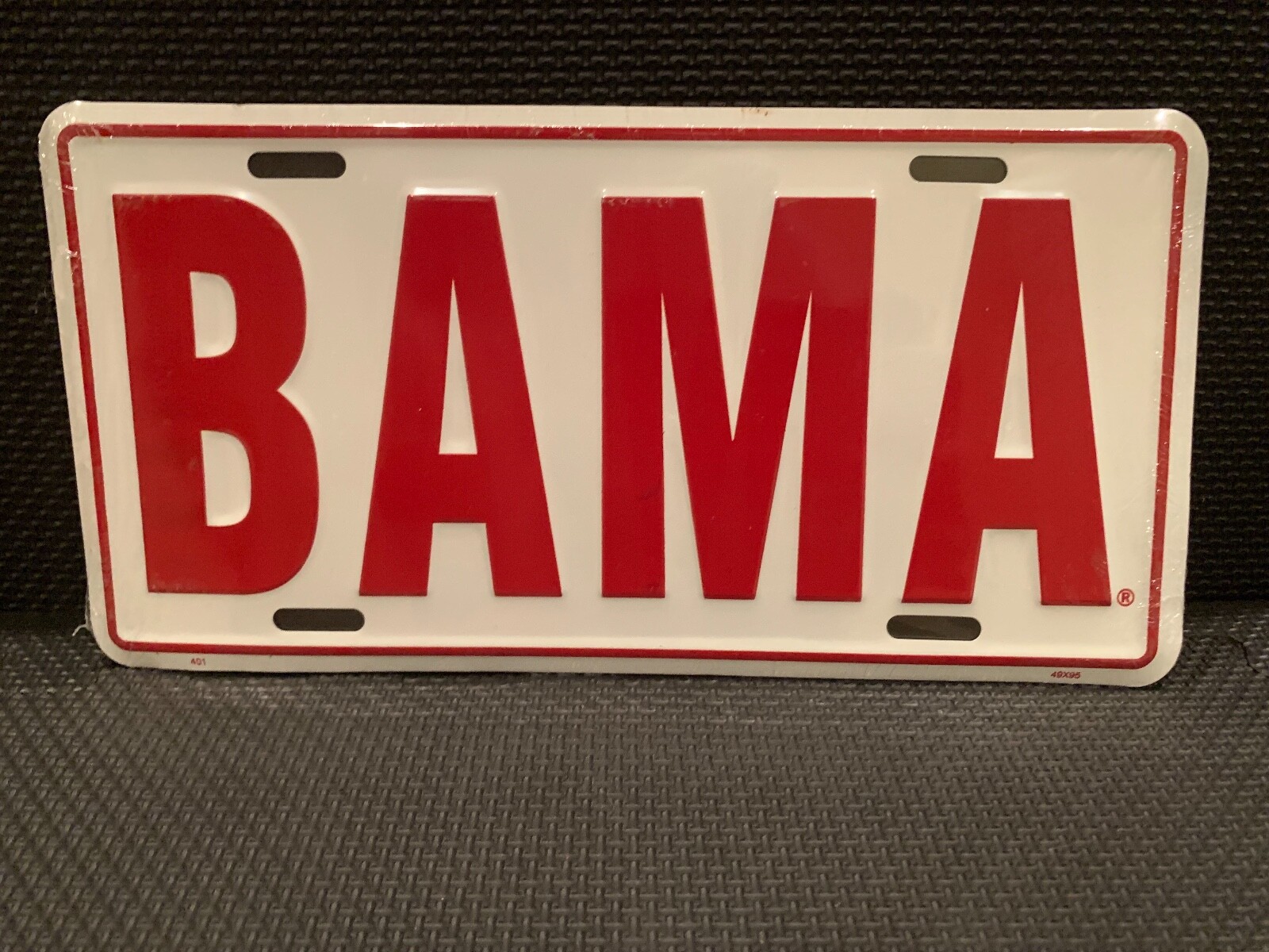 ALABAMA CAR TAG BAMA CHROME CAMO LICENSE PLATE CRIMSON TIDE METAL SIGN ...