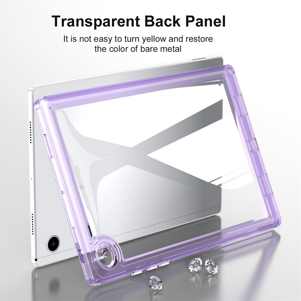 Acrylic Transparent Hard Tablet Case For Samsung Galaxy S9+ A9+ A8 A7 ...