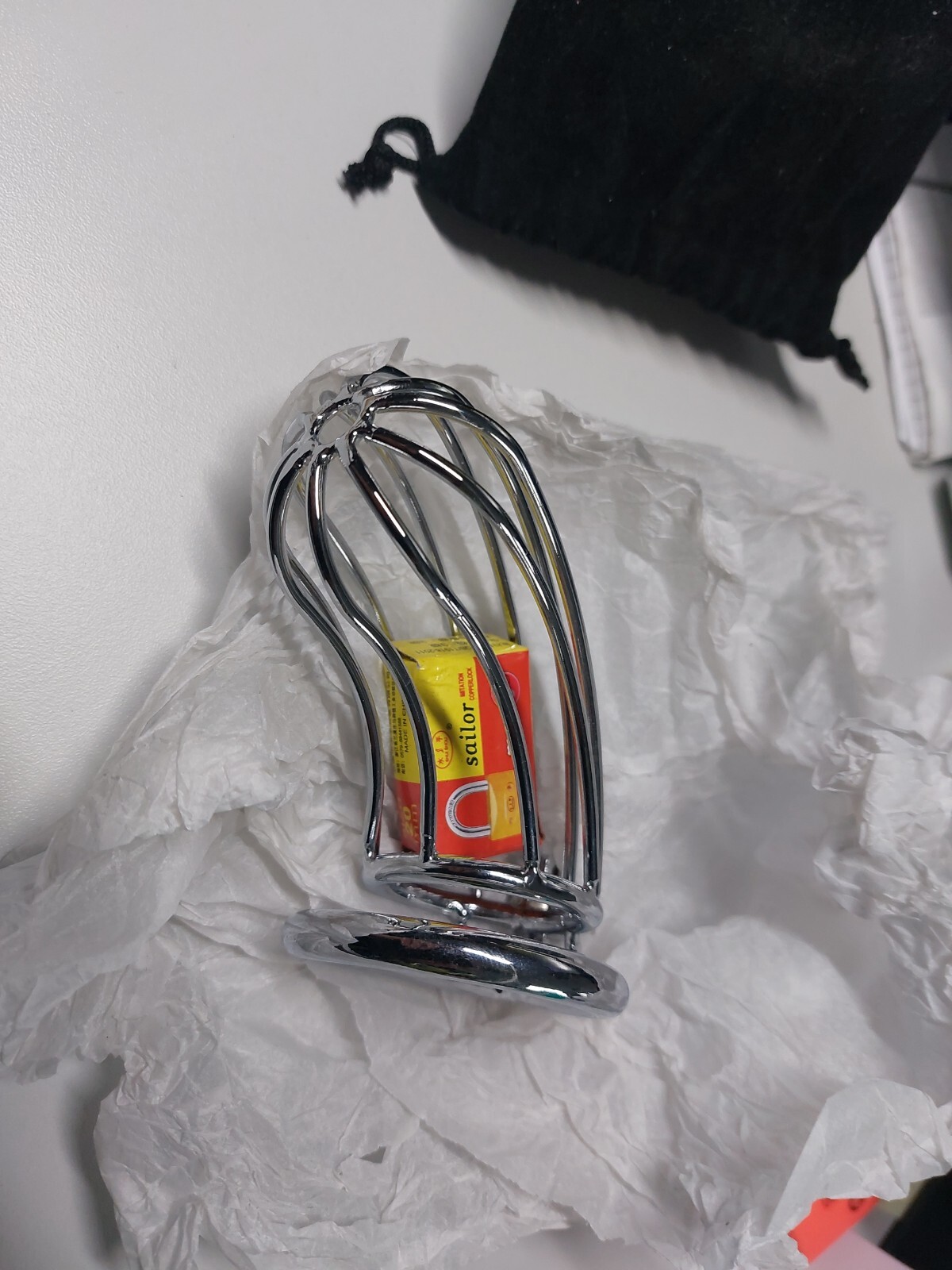 Metal Lockable Male Chasity Cage Grid-like Device Restraint Chastity ...