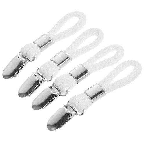 4Pcs Towel Clips Hooks Hanging Towel Clips with Loops Hangers | eBay
