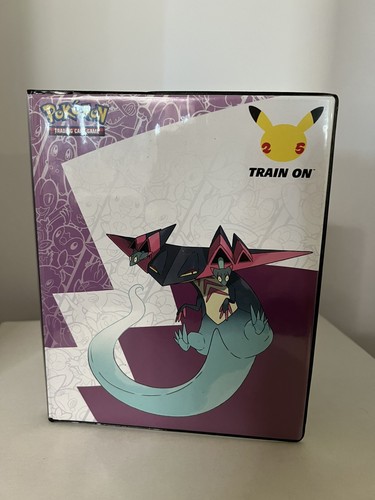 2021 Pokemon 25th Anniversary Dragapult Card Binder - 14 4x4 Pages - NM ...