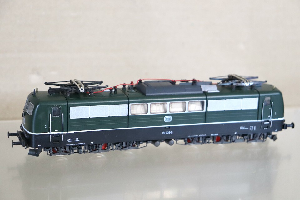 ROCO 4132B DB GREEN CLASS BR 151 009-5 ELECTRIC LOCOMOTIVE MINT BOXED ...