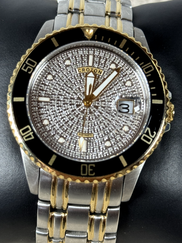 Croton Diamond dial Dive watch Limited Ed. 25/1300, New in Box Very ...