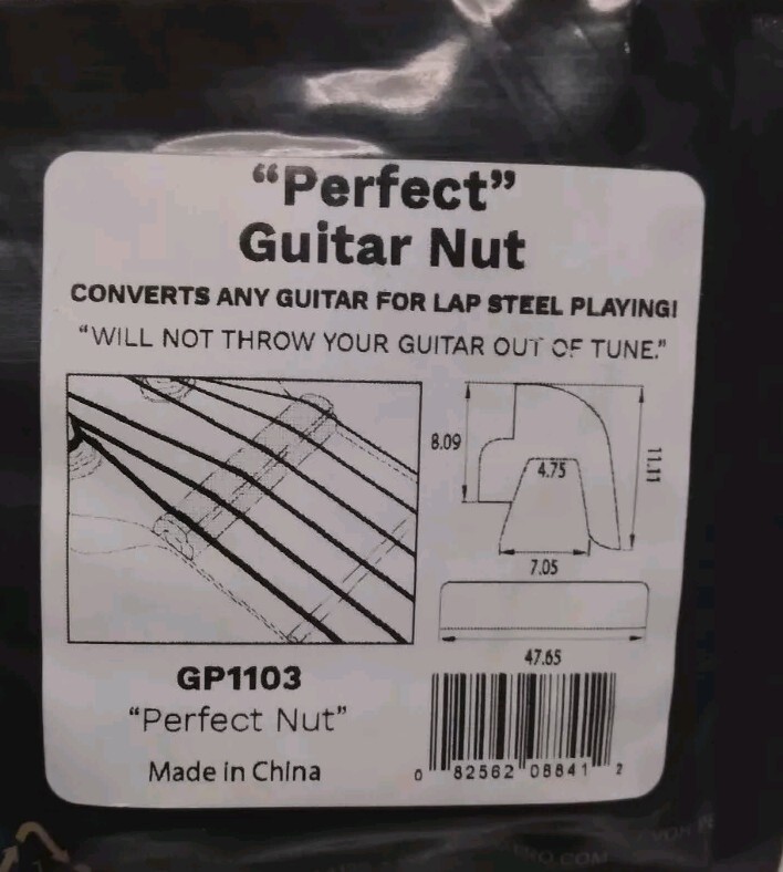 Grover Perfect GP1103 Guitar Extension Nut - convert any guitar to lap ...