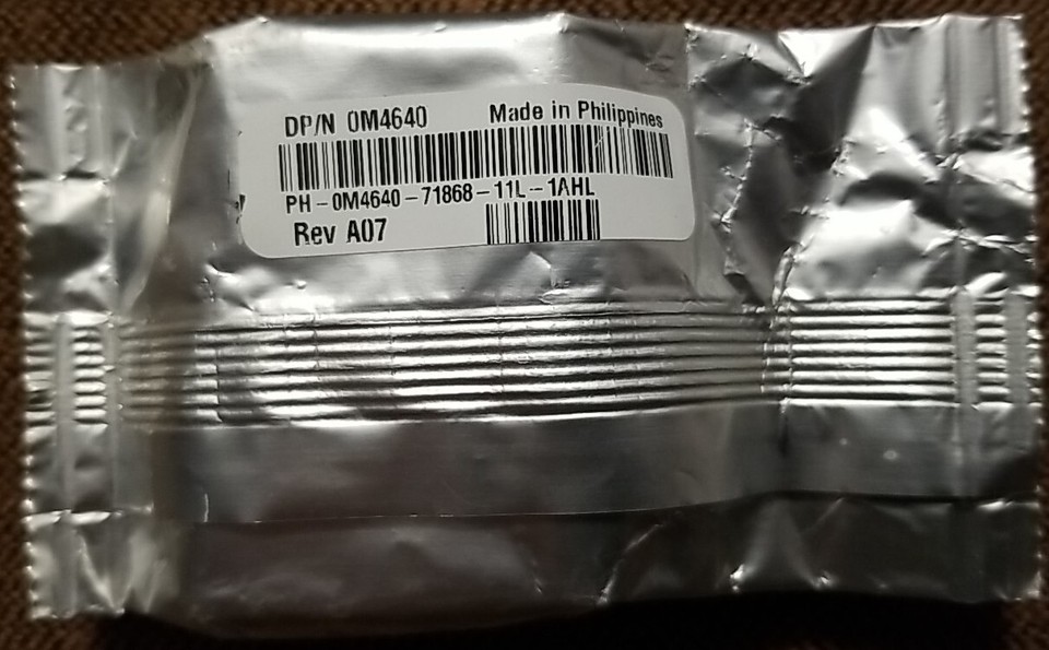 Dell Black Series 5 Ink M4640 Rev A07 Black Printer Ink Sealed in foil ...