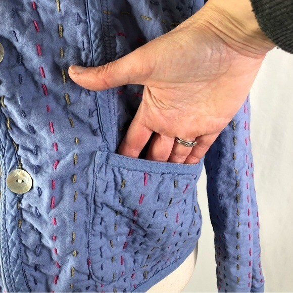 Parsley & Sage reversible quilted jacket coat cotton size Medium | eBay