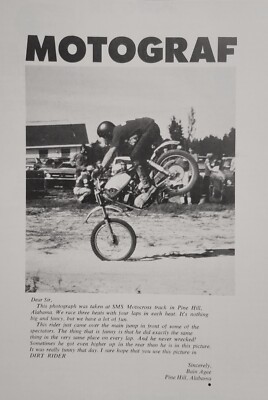 1975 Motograf Hodaka Original Print pin up | eBay