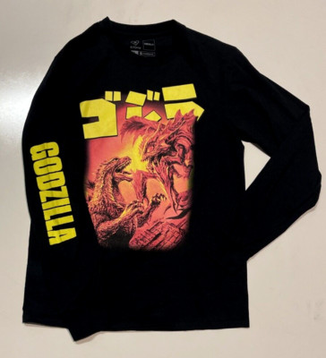 Godzilla Crunchyroll Cataclysm Toho Monsters Medium Long Sleeve Shirt ...