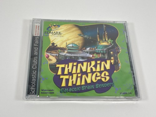 Thinkin' Things Galactic Brain Benders PC CD ROM Windows Mac Sealed ...