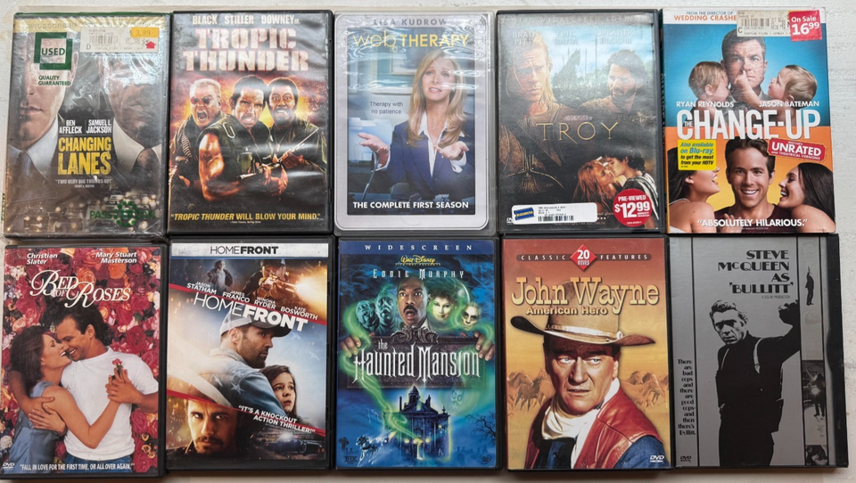 LOT OF 20 DVDS - SEE PICTURES FOR TITLES - USED - LOT #D201 | eBay