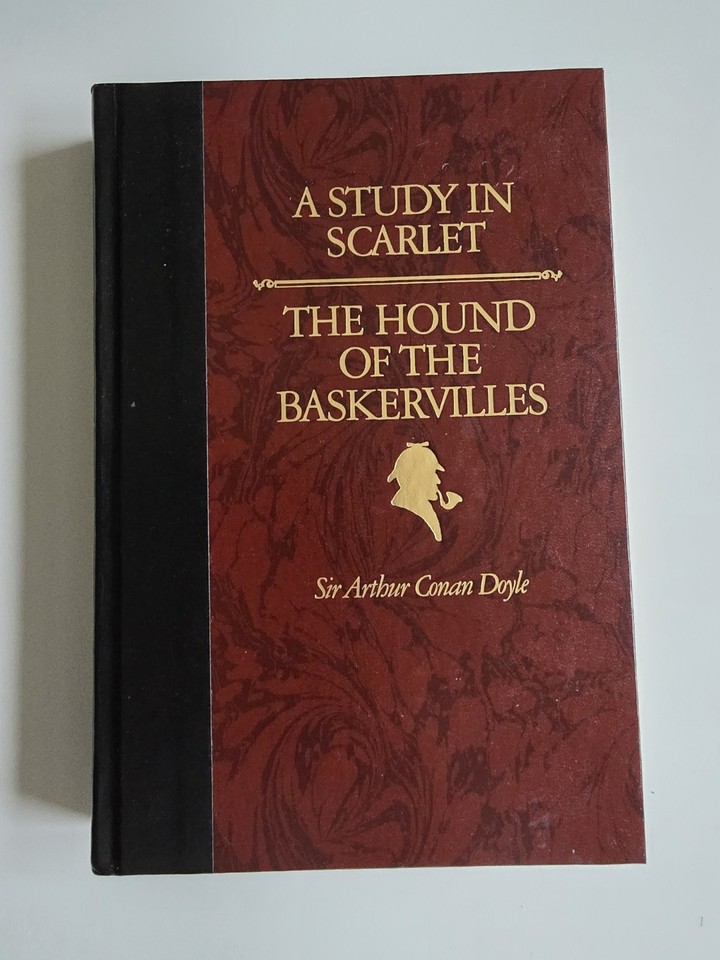 A STUDY IN SCARLET / THE HOUND OF THE BASKERVILLES Sir Arthur Conan ...